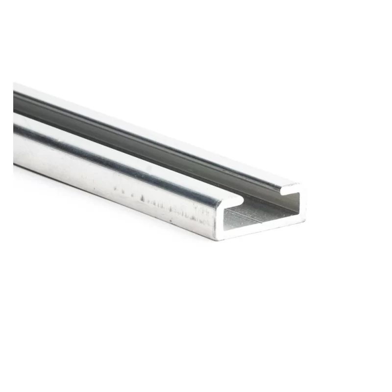 Aluminiums C-Schiene für Gummiprofilleisten 21/10mm - 1m Länge